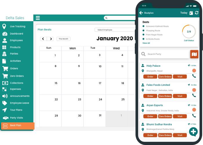 Delta Sales App - Field Sales Tracking Software